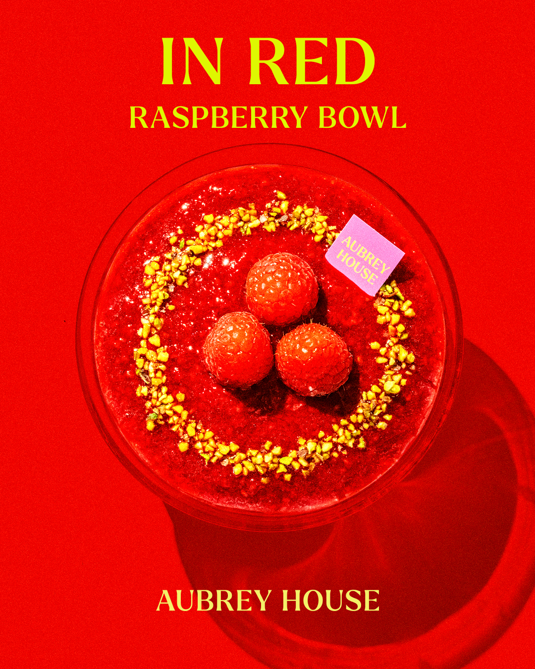 IN RED — The Aubrey House Raspberry Bowl